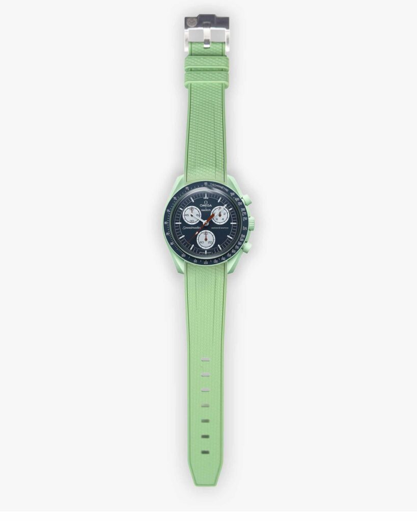 Clam Cases® - Rubber Strap for MoonSwatch - Earth Green