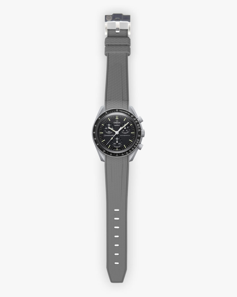 Clam Cases® - Rubber Strap for MoonSwatch - Apollo Grey