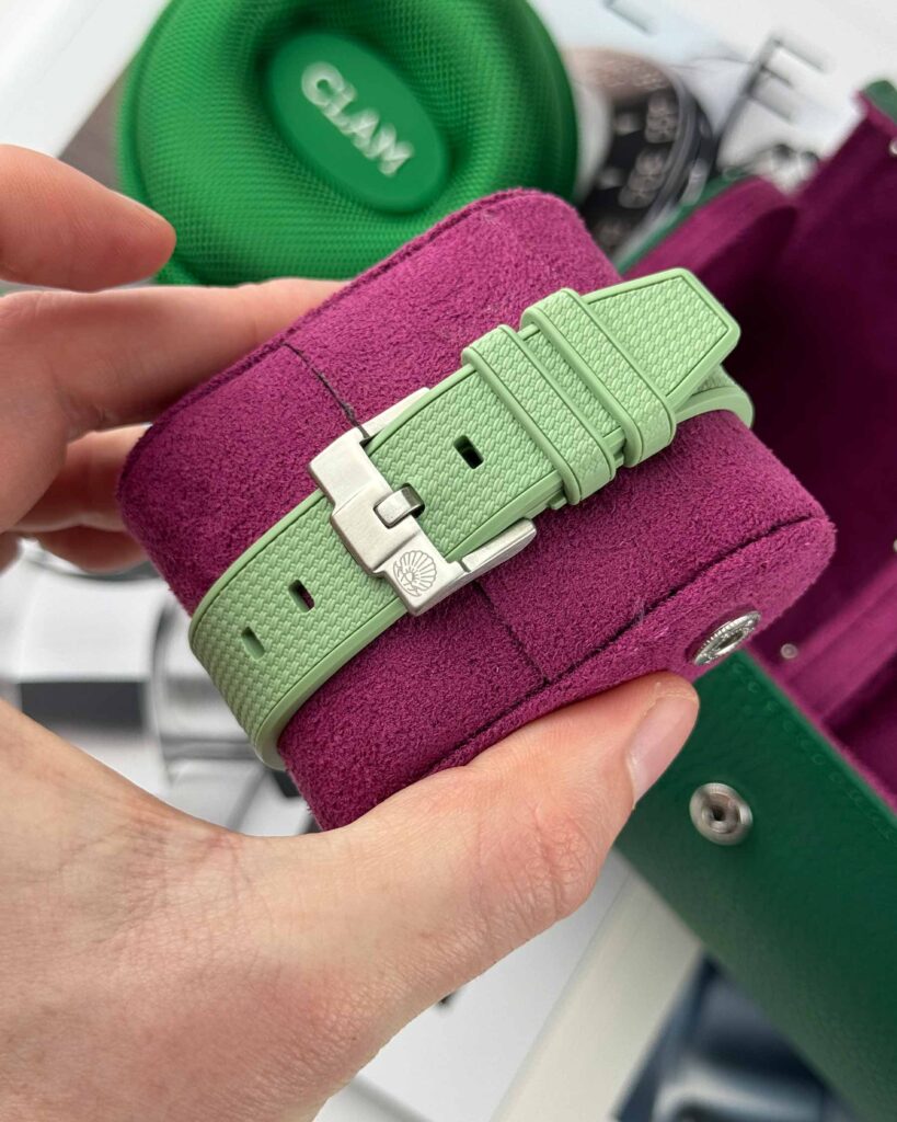 Clam Cases® - Rubber Strap for MoonSwatch - Earth Green